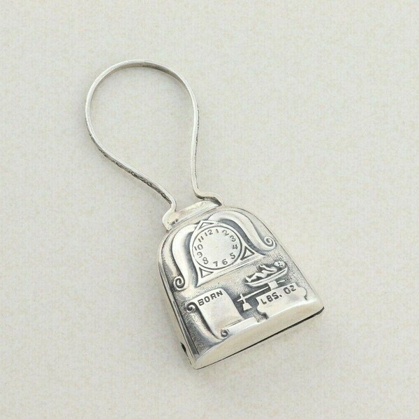 Silver Rattle - Etsy