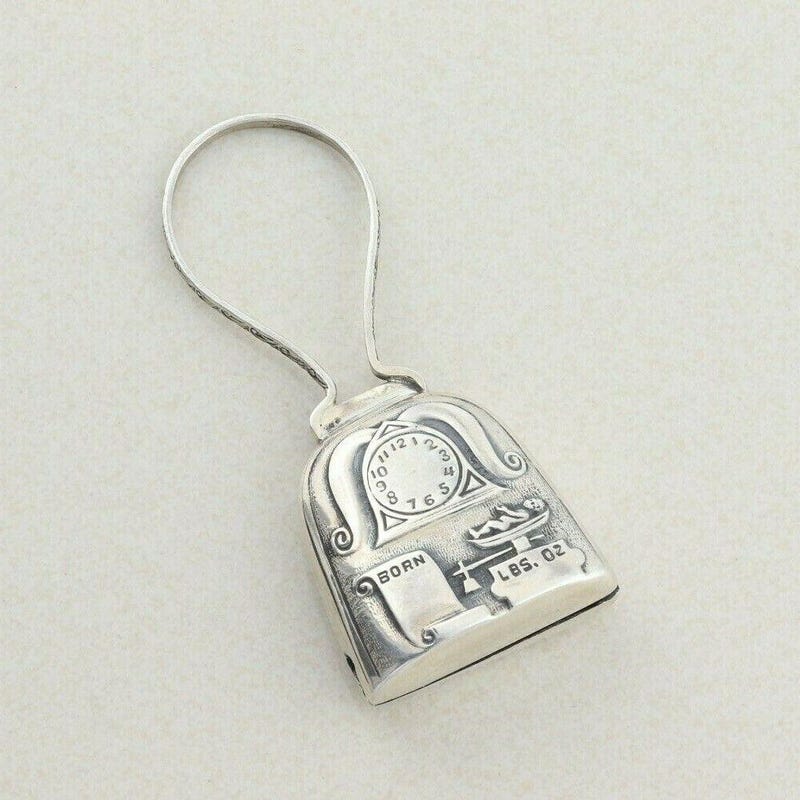 Silver Rattle - Etsy