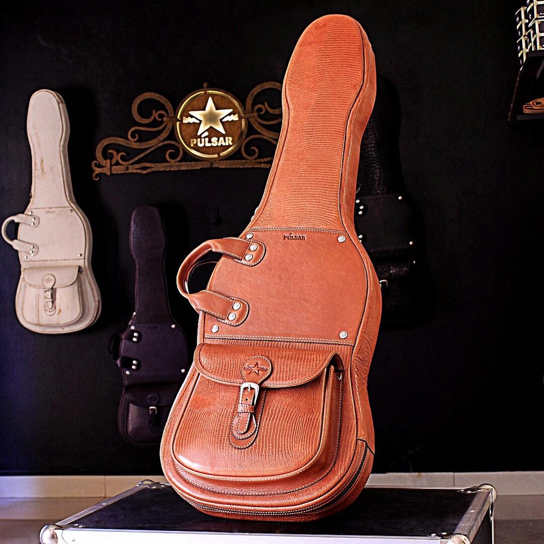 Leather Guitar Bag,electric Guitar Case,guitar Case,electric Guitar ...