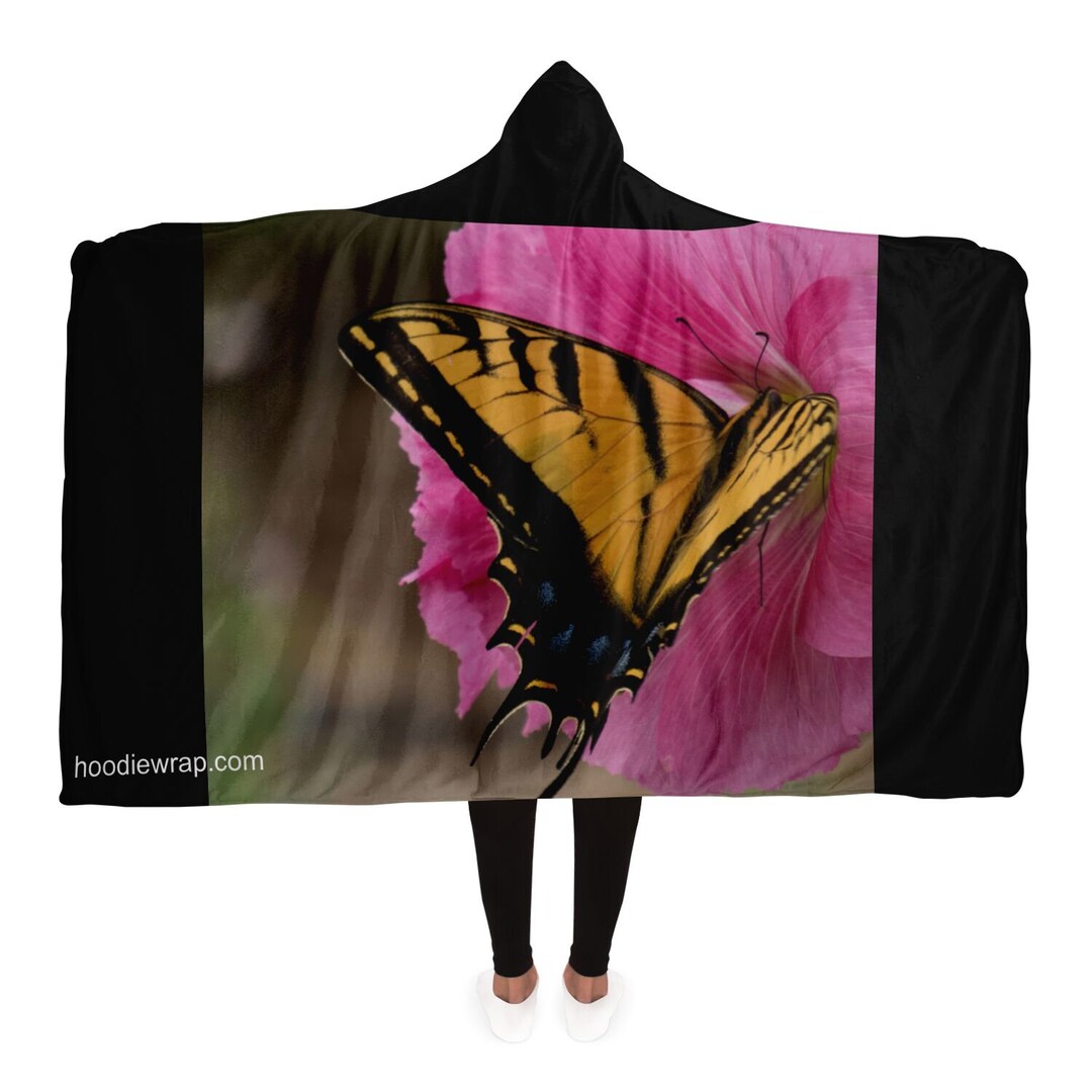 Monarch Butterfly, Photo Hooded Blanket Wrap - Etsy