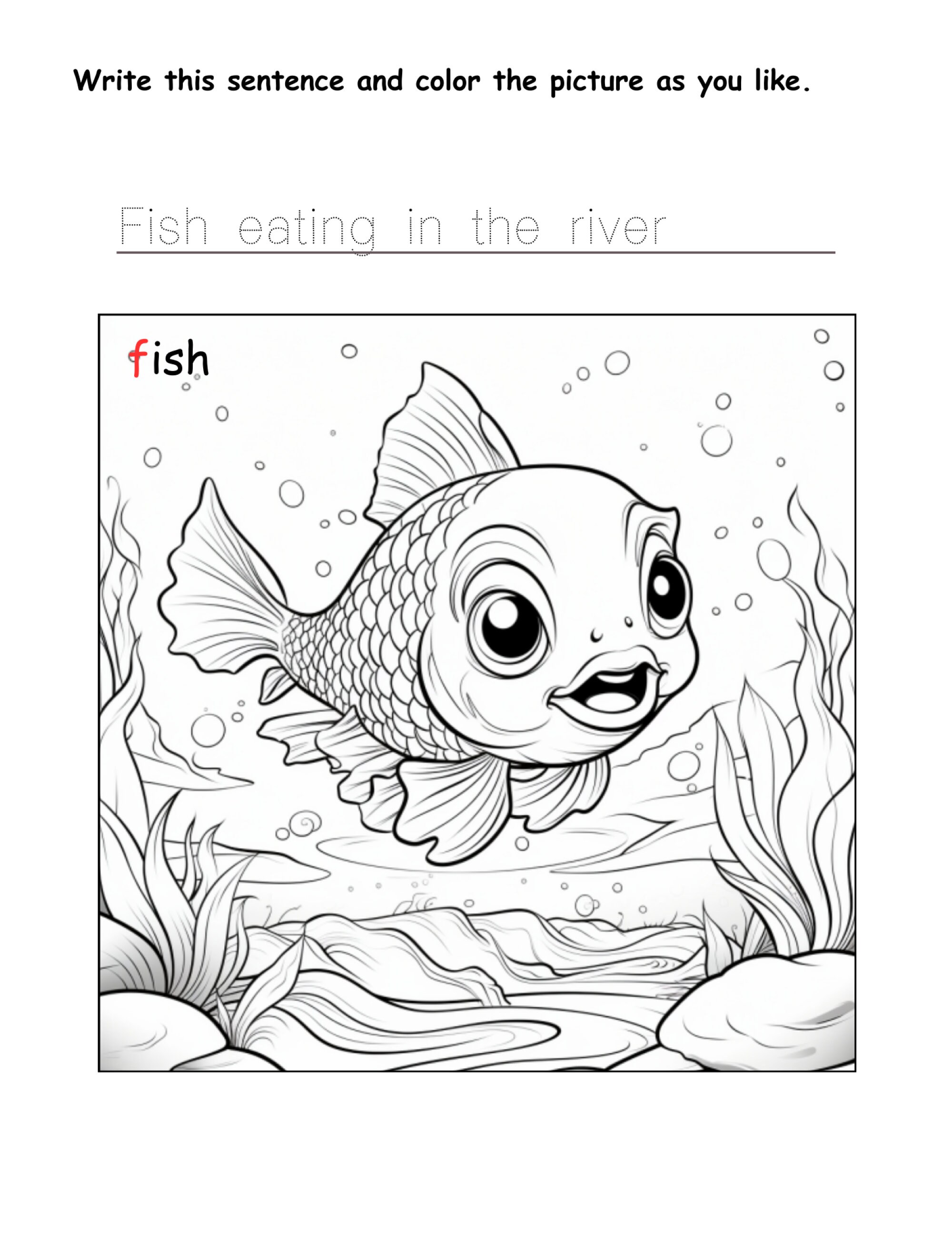 Worksheets to Practice Writing English Letters, Vocabulary, and ...