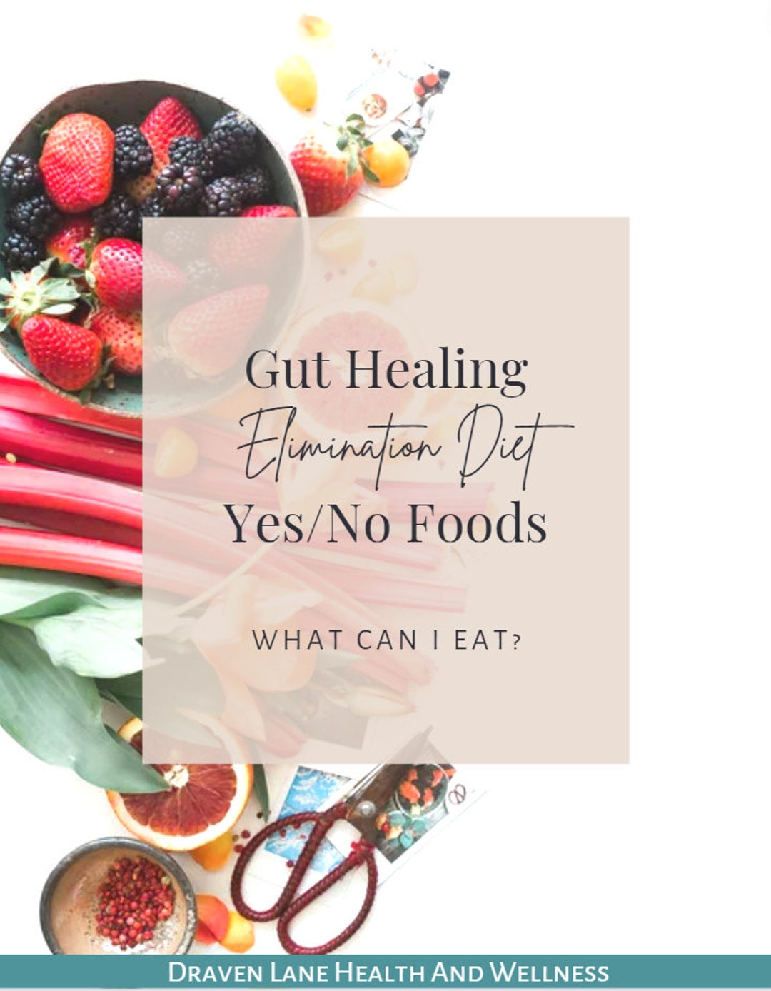 Gut Healing Elimination Diet Guide: Yes/no Food List - Digestive ...