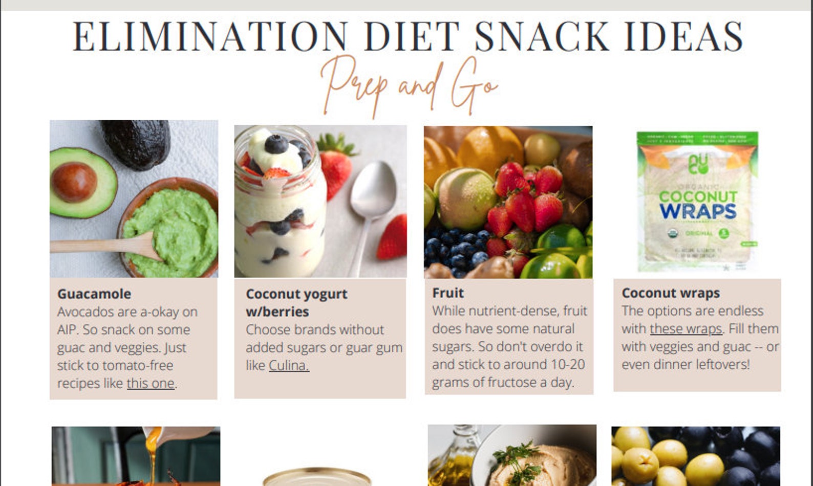 Gut Healing Snack Guide: Elevate Your Elimination Diet With Delicious ...