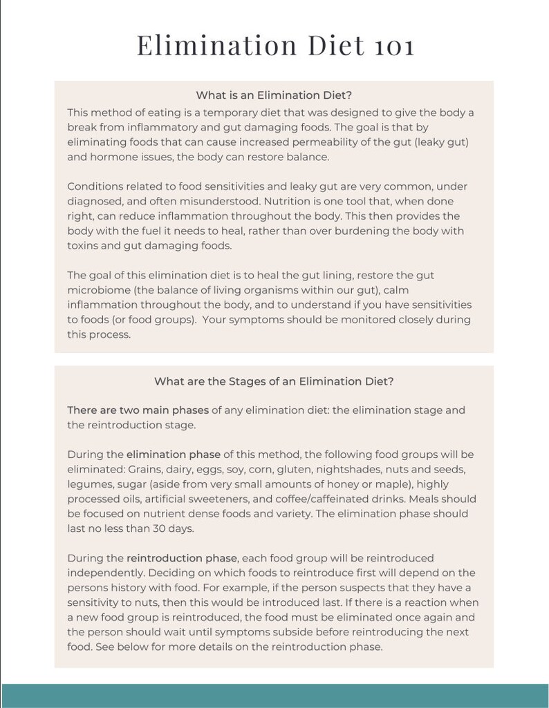 Elimination Diet How-to Guide: Navigate, Prepare, and Transform - Your ...