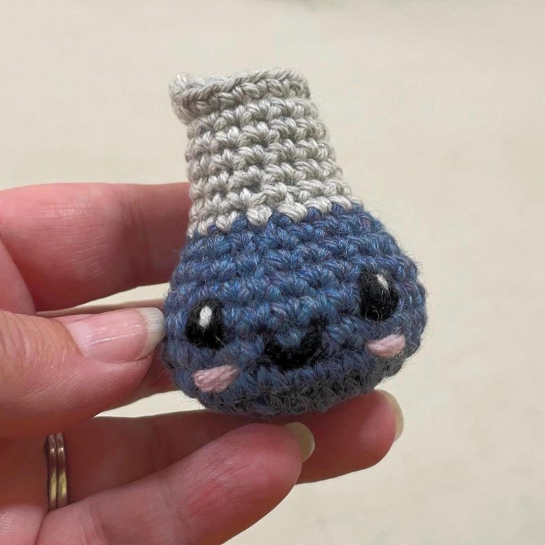 Amigurumi Beaker Buddy- Kawaii Face, Crochet, Lab Supplies, Science ...