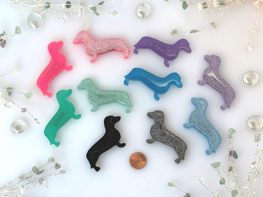 Dachshund Fridge Magnet - Wiener Dog Handcrafted With Epoxy Resin ...