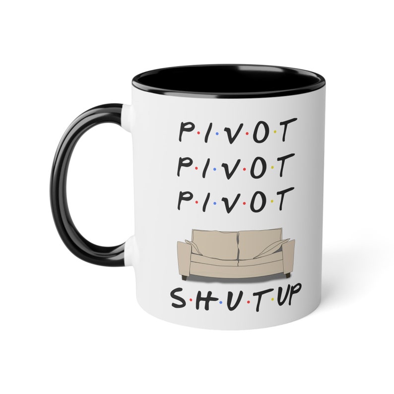Friends Pivot Mug - Chandler Bing & Ross Geller Iconic Scene - Etsy