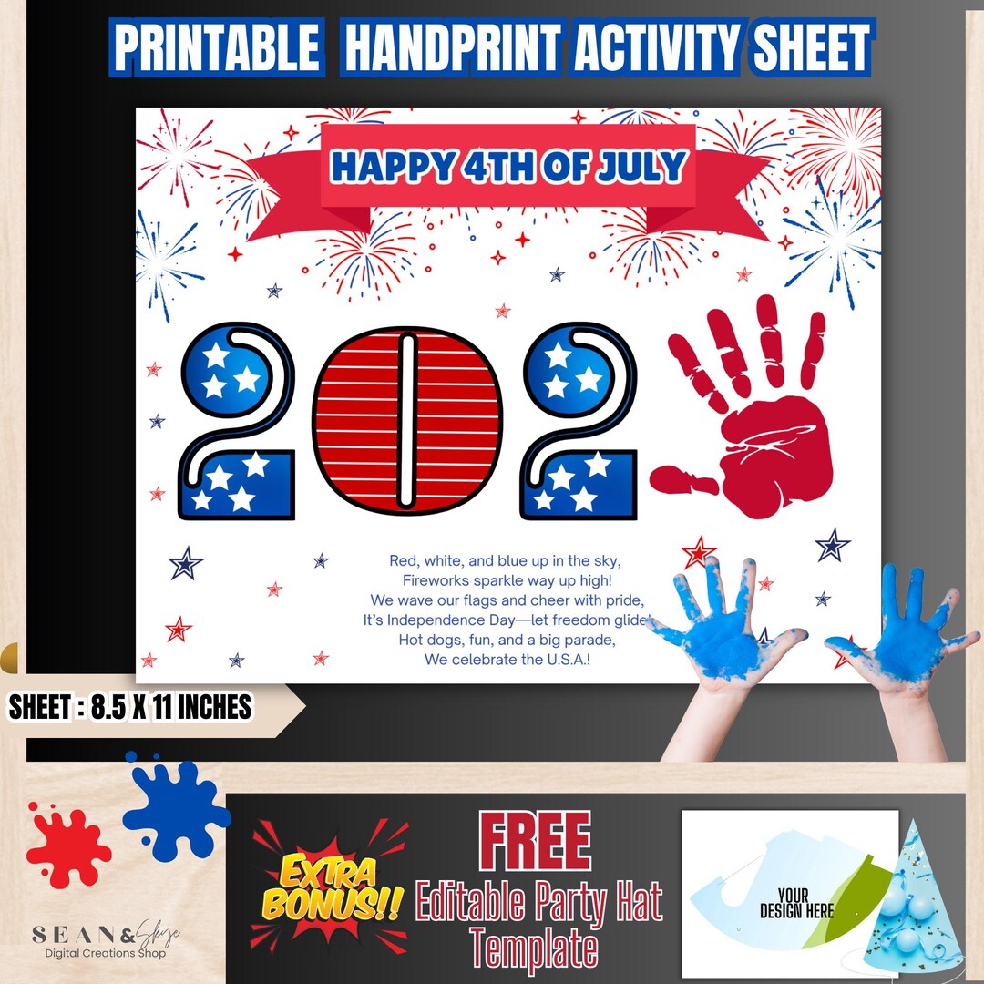4th of July Activities, Printable Kids Activity Sheets, 4th of July ...