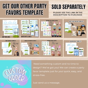 Mini Booklet Template, Printable Coloring Book, DIY Party Favor, Kids ...
