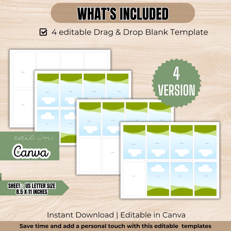 Mini Booklet Template, Printable Coloring Book, DIY Party Favor, Kids ...