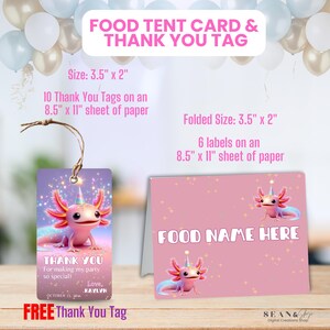 Baby Axolotl Birthday Party Bundle,pink Axolotl, Cute Axolotl, Axolotl ...