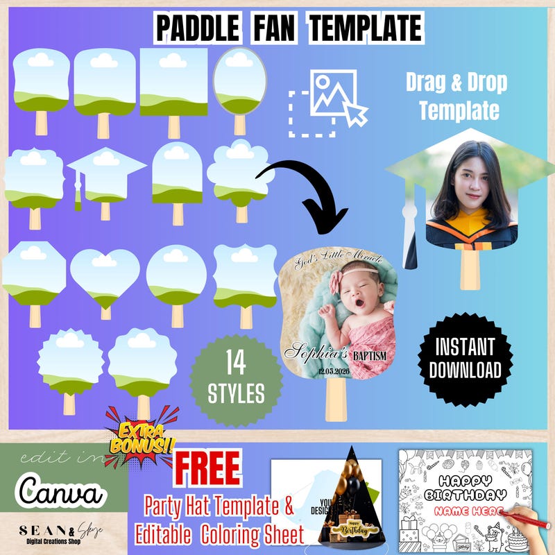 Custom Fan Favor Stickers - Etsy