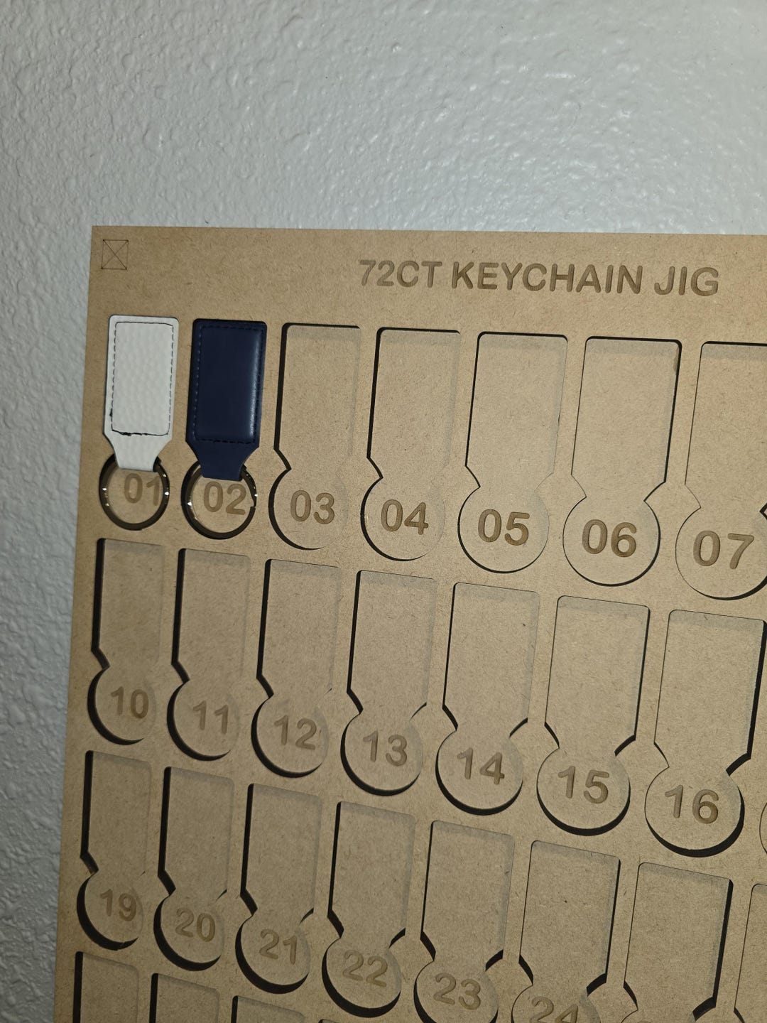 Leatherette Keychain Jig DIGITAL FILE SVG for Laser Engravers Cutters ...