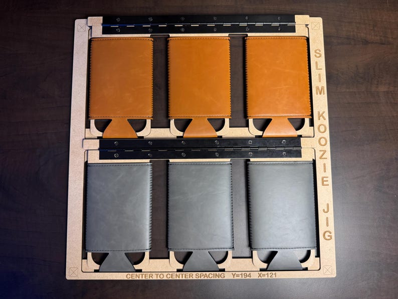 6ct Slim CAN COOLER JIG, 400x400mm, Digital File, Svg for Laser ...