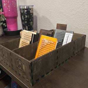 Material Test Card Holder DIGITAL FILE ONLY, for Laser Cut Test Grid ...