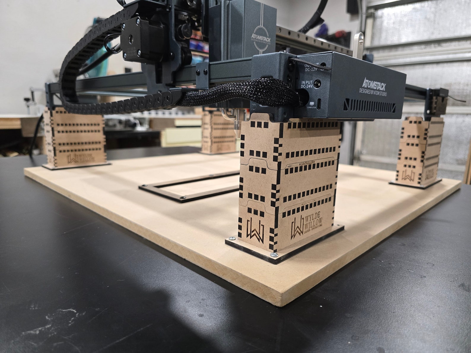 Atomstack Ace Pro V2 Adjustable Riser Legs, Rotary Setup DIGITAL FILE ...