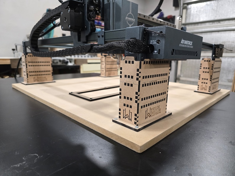 Atomstack Ace Pro V2 Adjustable Riser Legs, Rotary Setup DIGITAL FILE ...