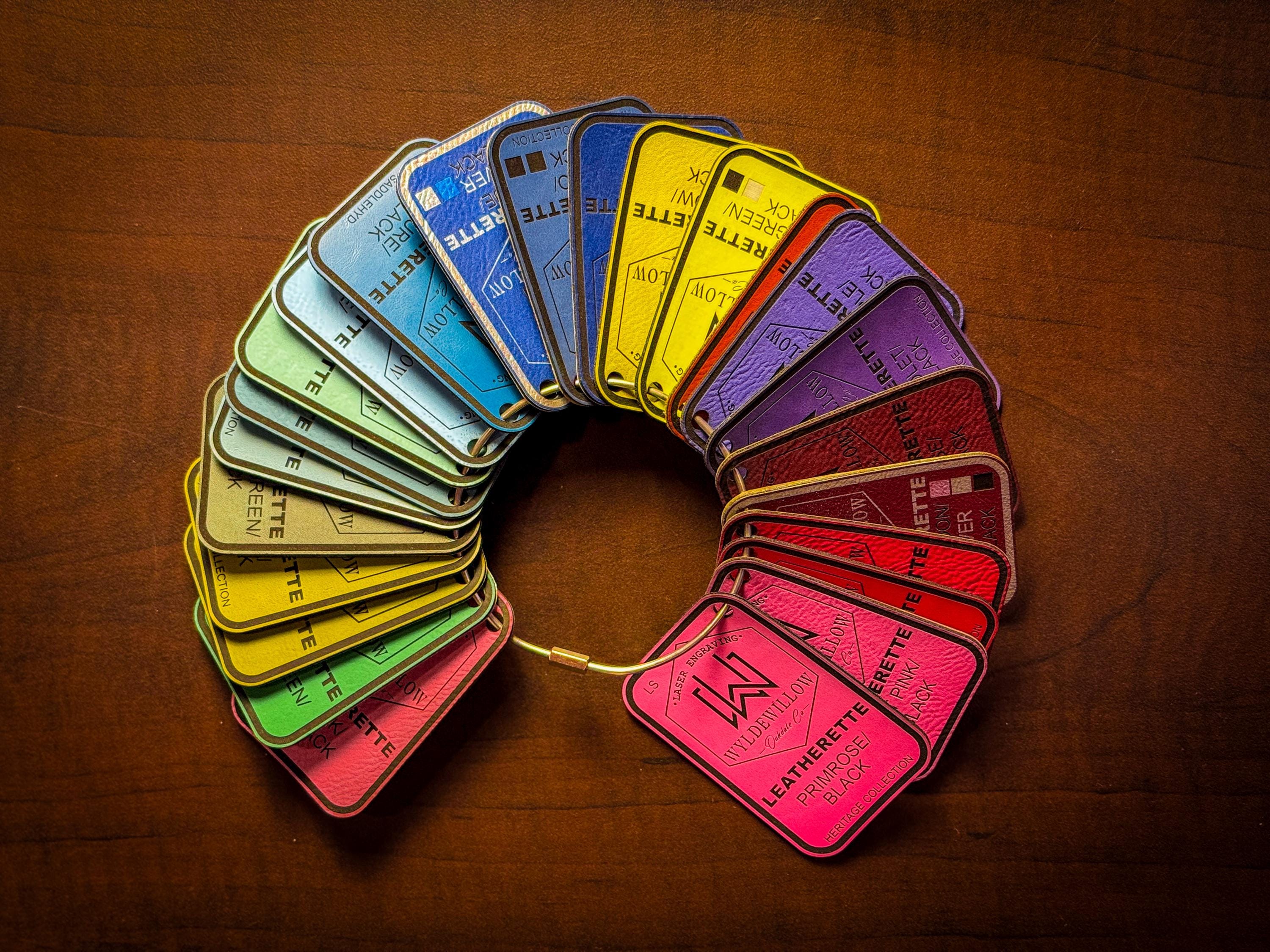 Material Sample Card Template DIGITAL FILE ONLY, Clean Easy Way to Showcase and Organize Your ...