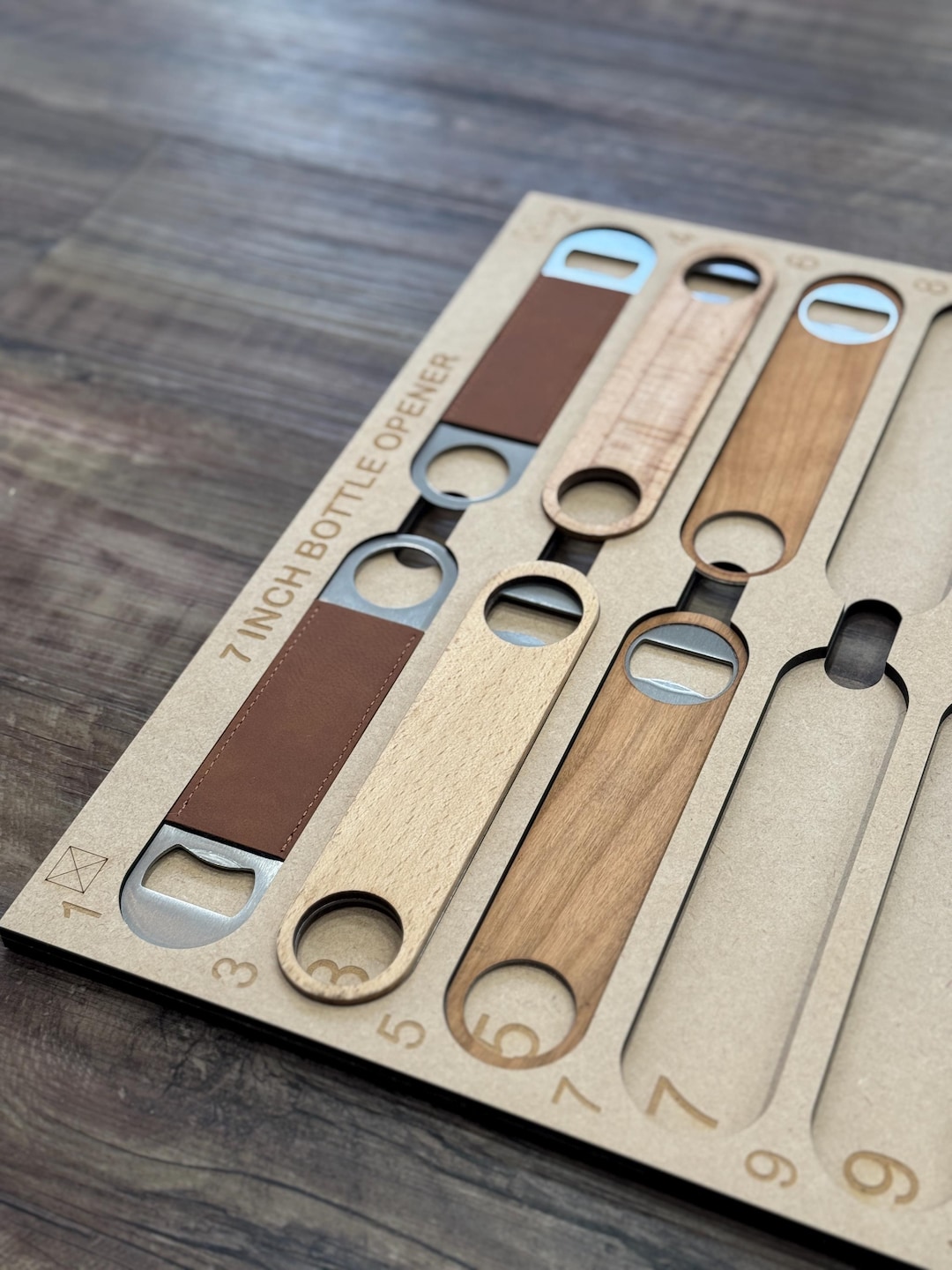 7" Bottle Opener 3 Jig Combo Pack DIGITAL FILE SVG for Laser Engravers Cutters. 3 Sizes 400x400 ...