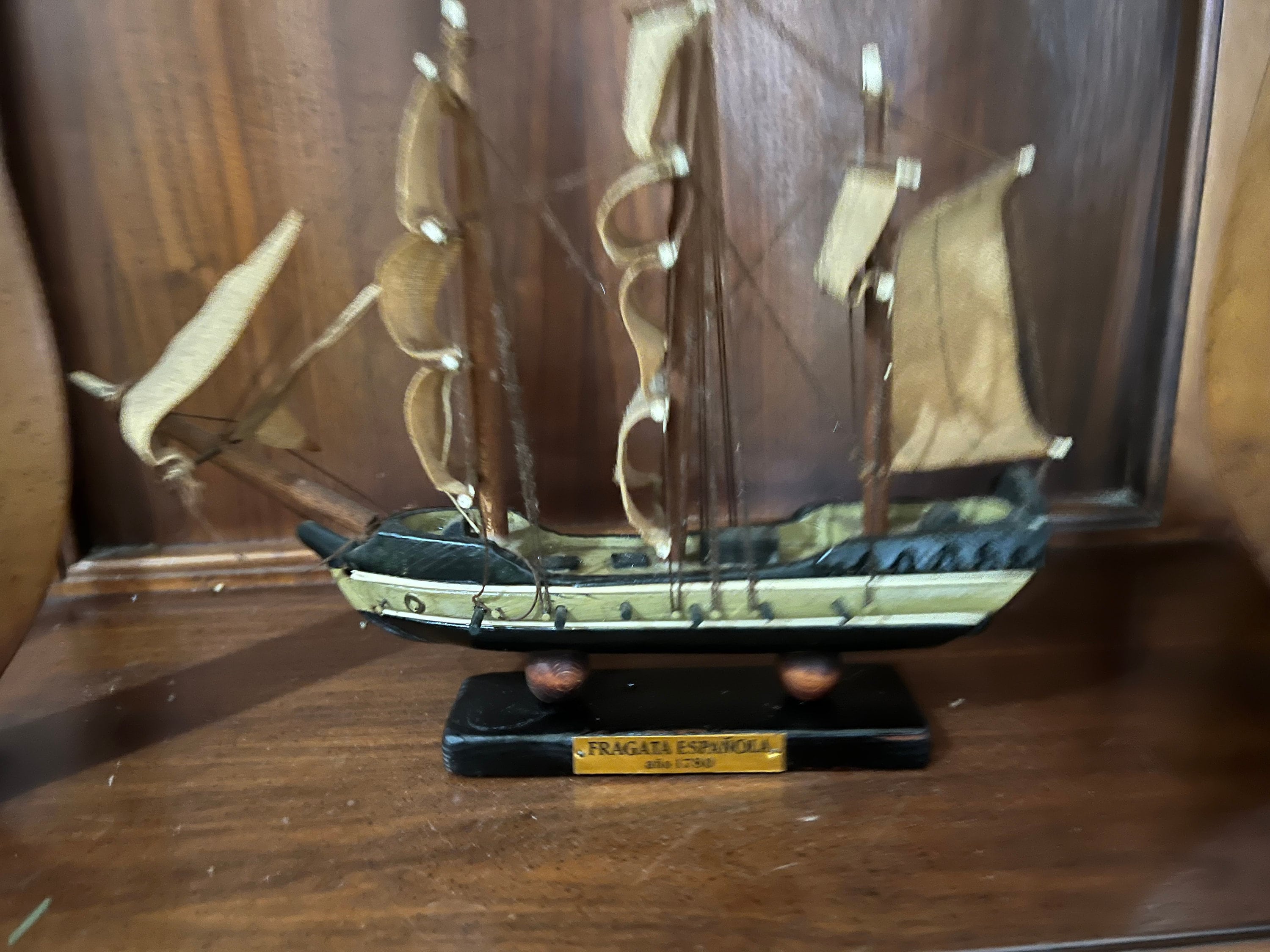 Mid-century Spanish Carved Armada Style Model Ship the "fragata Espanola, 1780" - Etsy