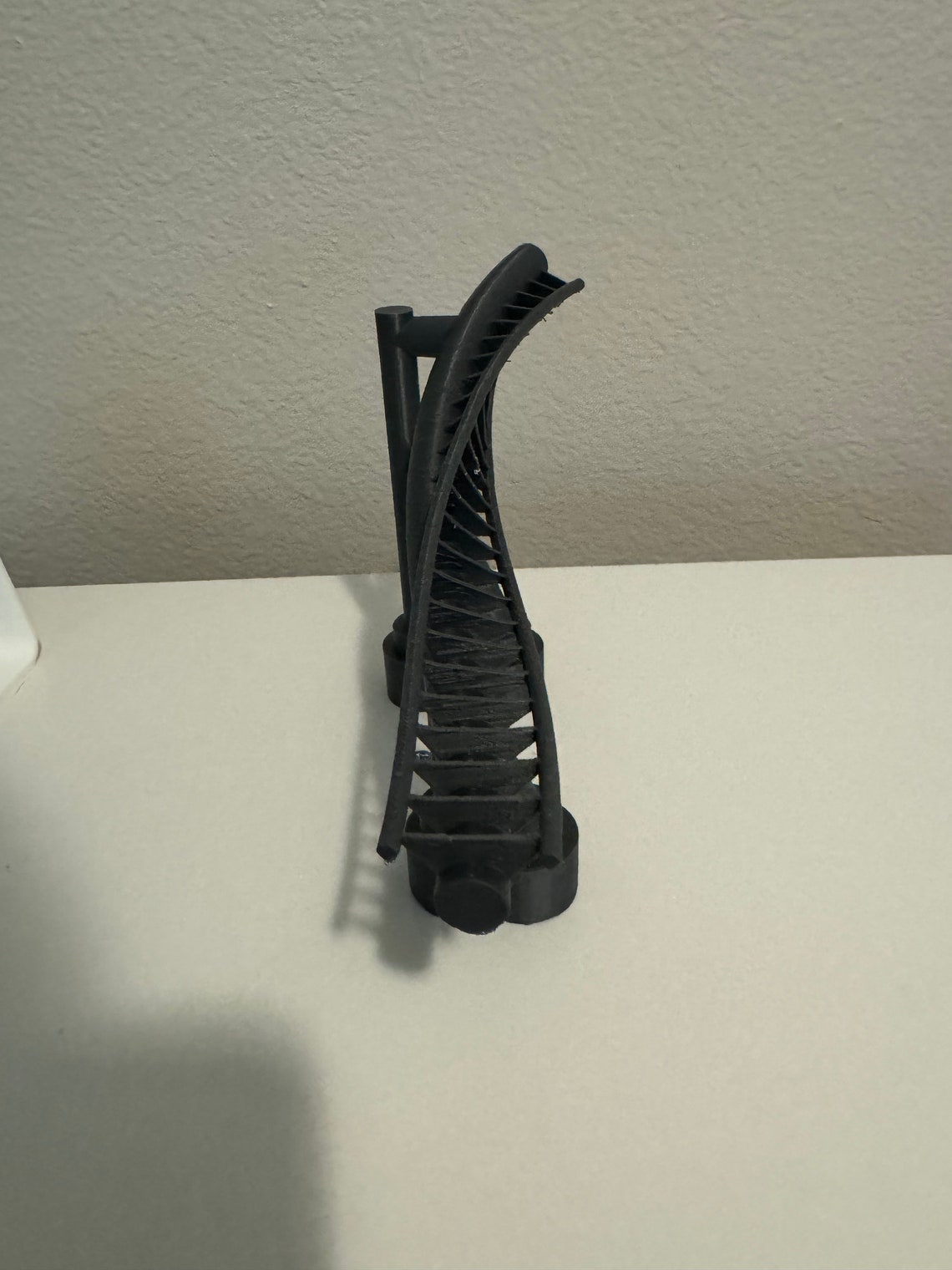3D Printed Roller Coaster Track inversion Model With Supports - Etsy