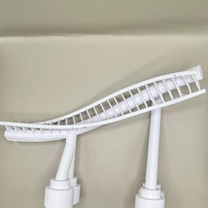 3D Printed Roller Coaster Track inversion Model With Supports - Etsy