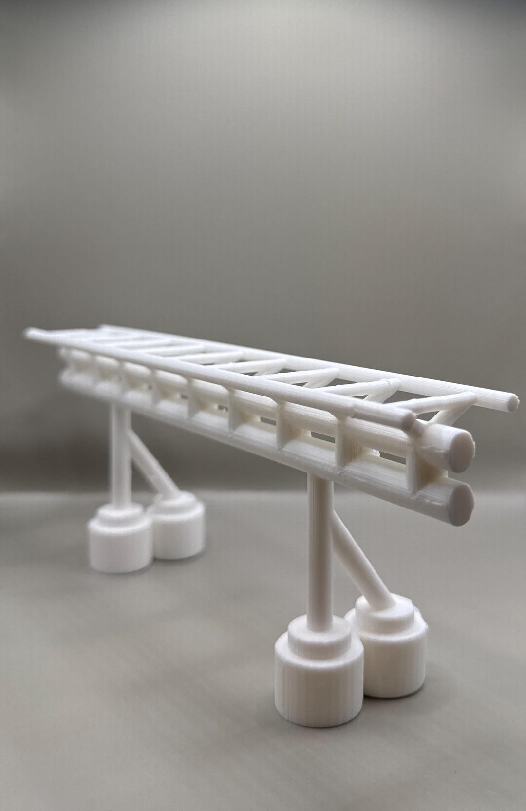 3D Printed Roller Coaster Track (intamin) Model With Supports - Etsy