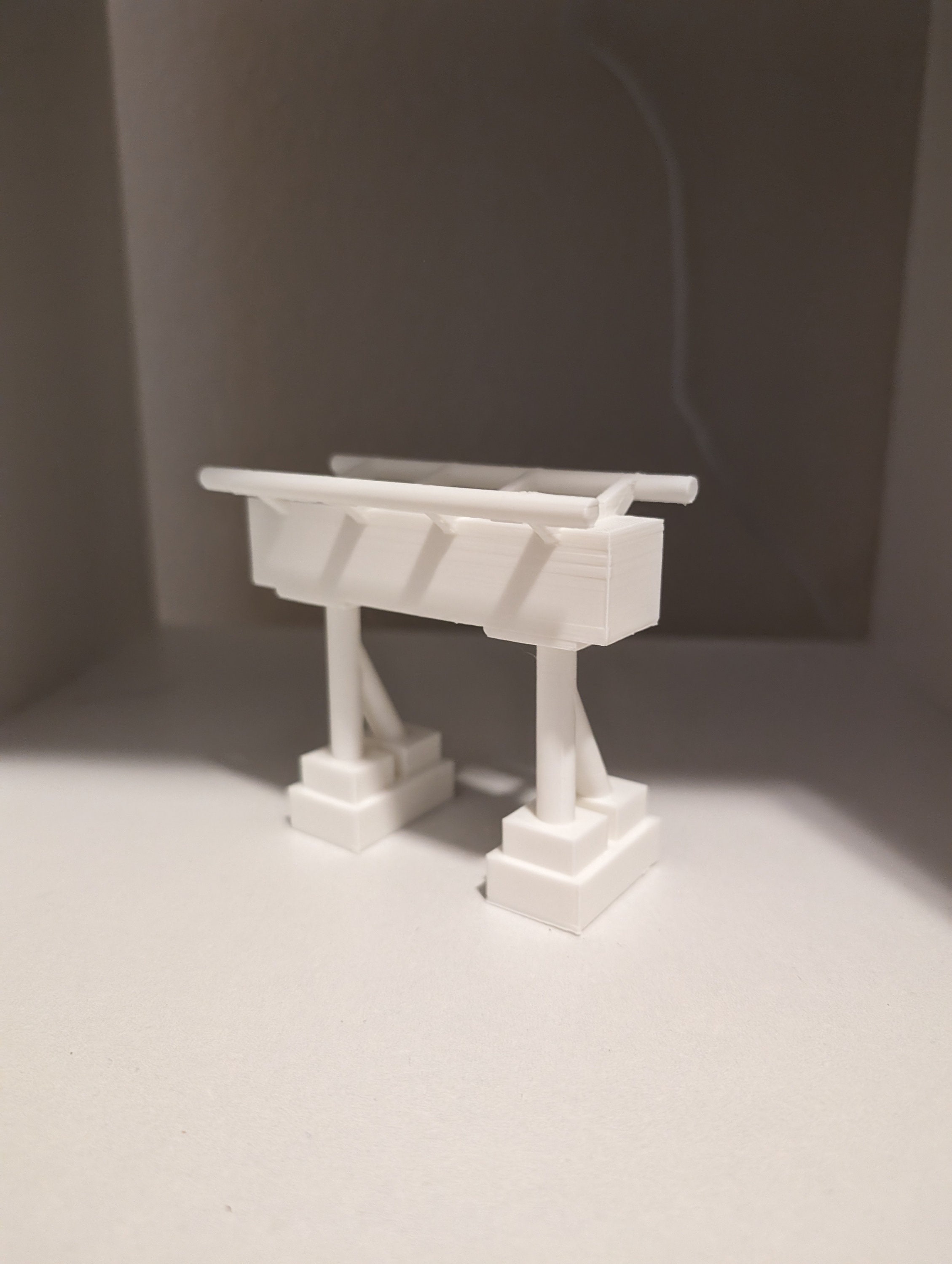 3D Printed Roller Coaster Track B&M Model With Supports - Etsy