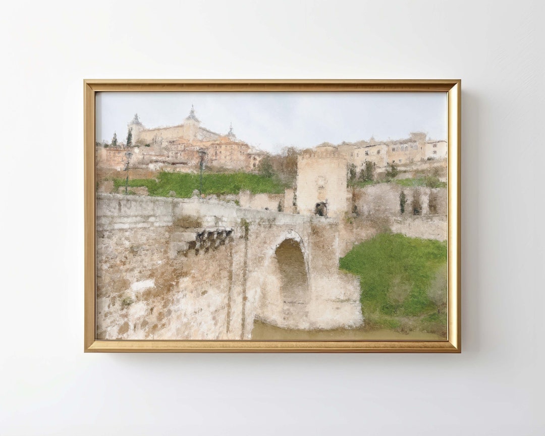 Toledo Spain Wall Art Print City Europe Madrid Digital Printable ...