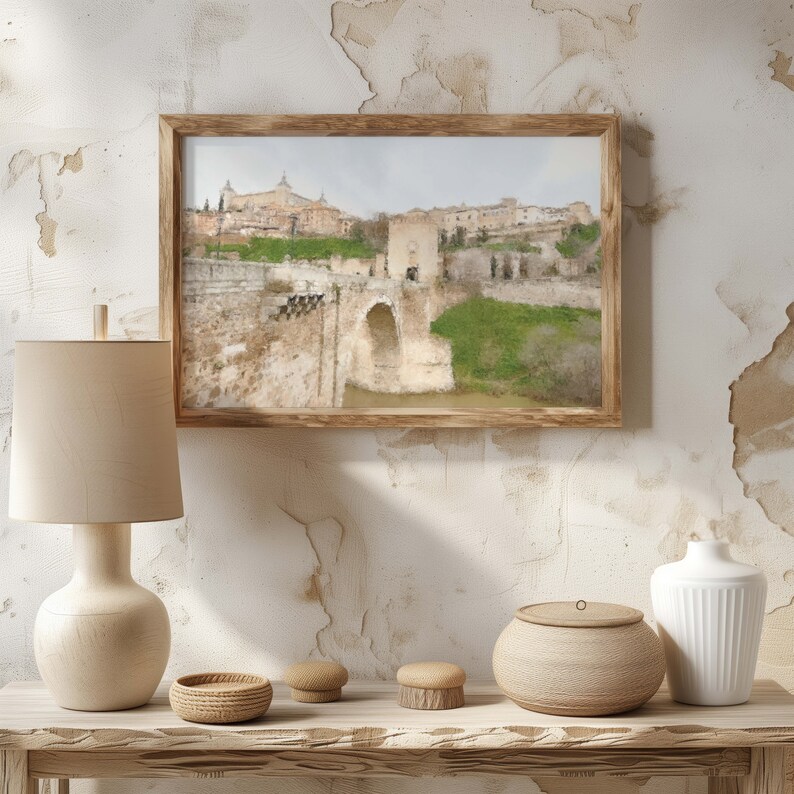 Toledo Spain Wall Art Print City Europe Madrid Digital Printable ...