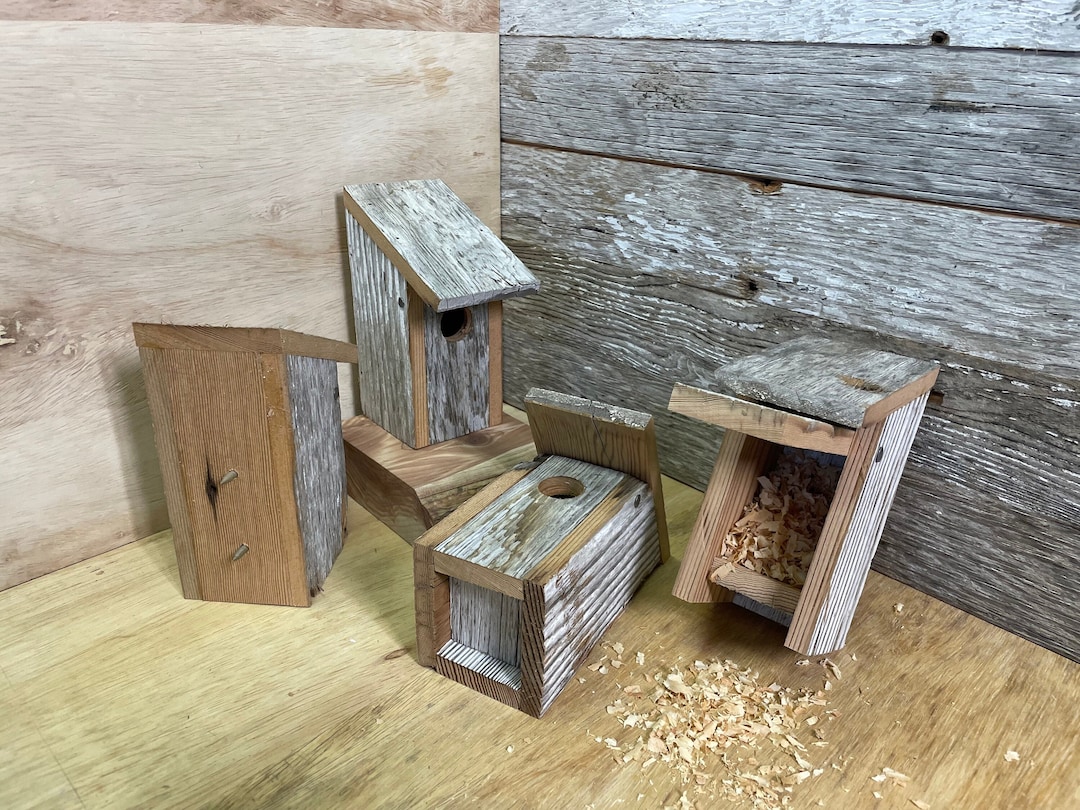 Small Barnwood Birdhouse - Etsy