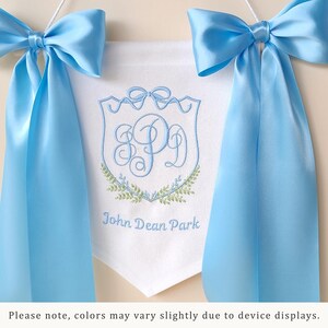 Custom Boy Baby Banner for Hospital Door Hanger, Baby Announcement ...
