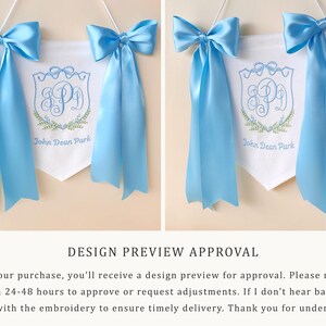 Custom Boy Baby Banner for Hospital Door Hanger, Baby Announcement ...