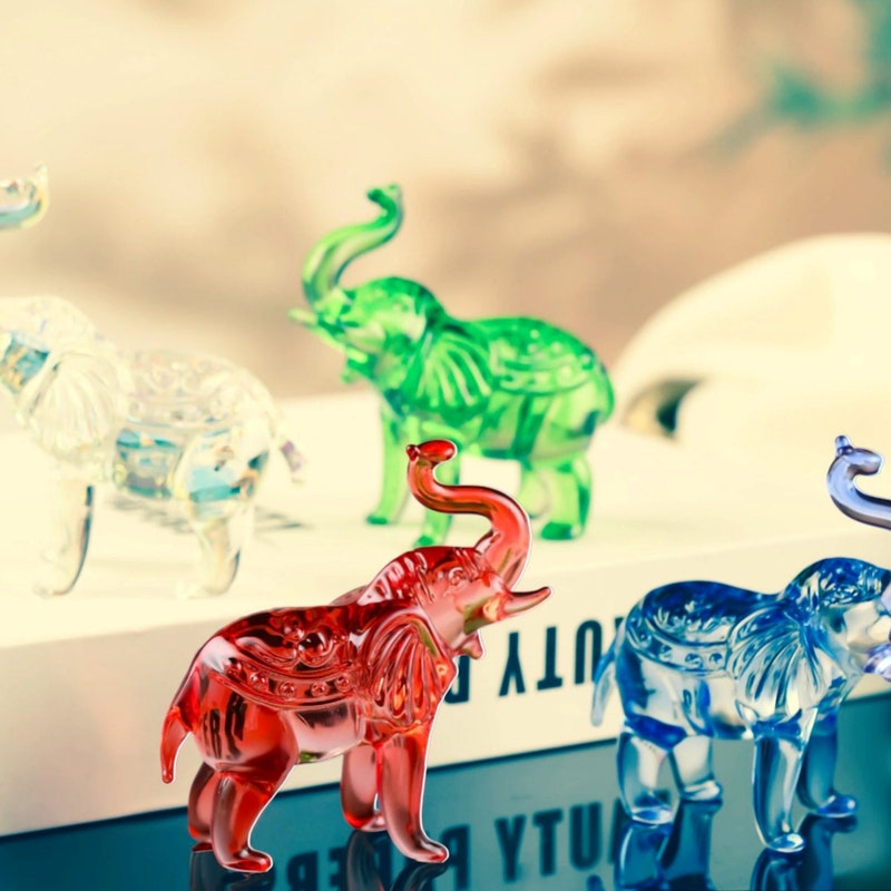 Crystal Elephant - Etsy