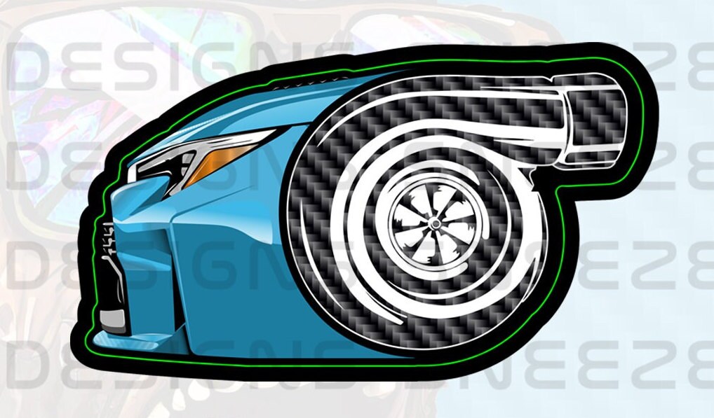 GR Corolla Stickers Turbo Chibi V2 3x3 Inches Printed GR Corolla - Etsy