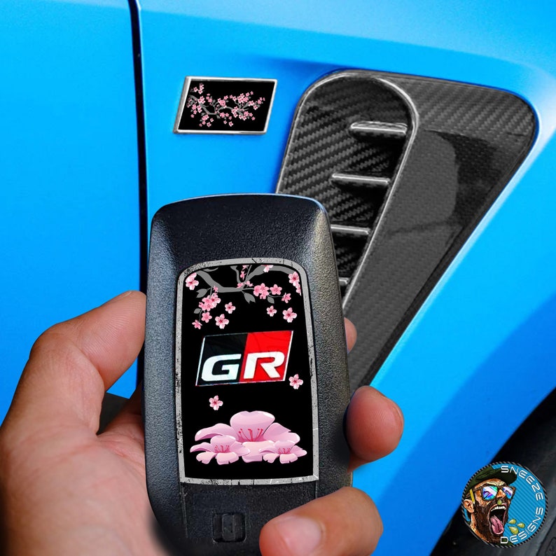 GR Overlay Badge CHERRY BLOSSOM Overlay Sticker Vinyl Decal pack of 5 ...