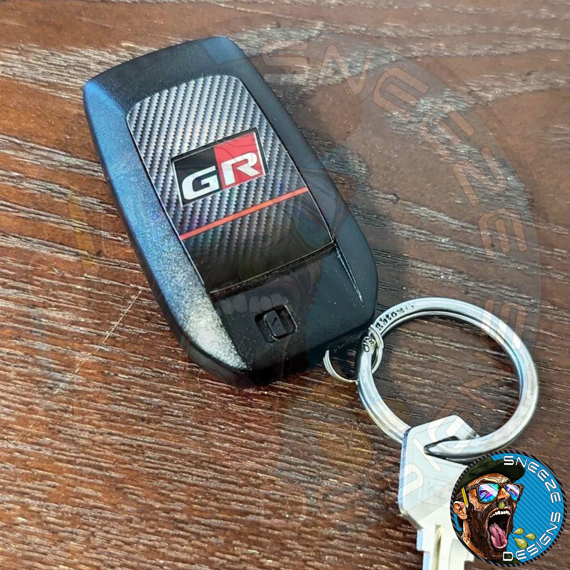 GR Corolla Overlay Key Fob Cover Carbon Fiber Overlay Sticker Vinyl ...