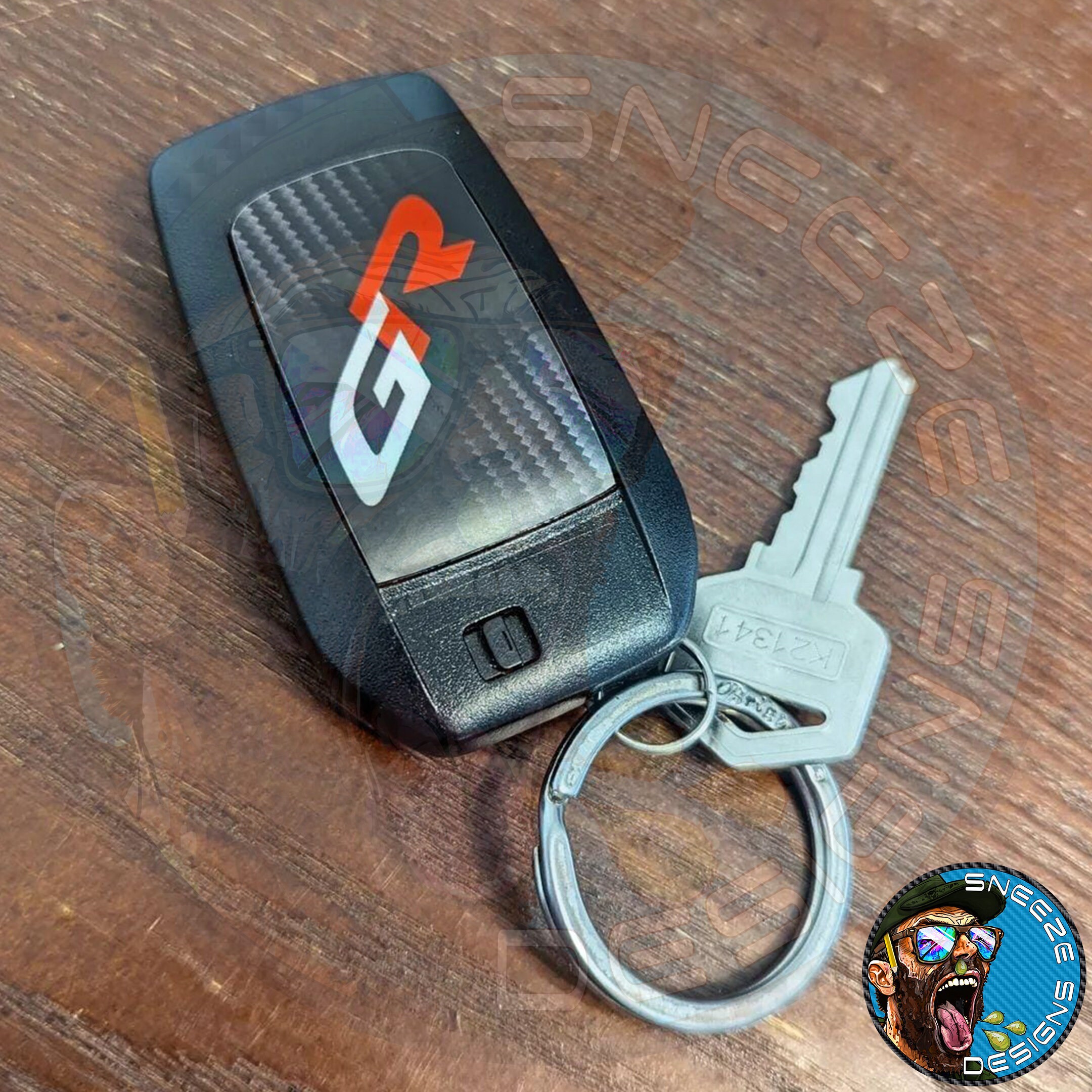 GR Corolla Overlay Key Fob Cover Carbon Fiber Overlay Sticker Vinyl ...