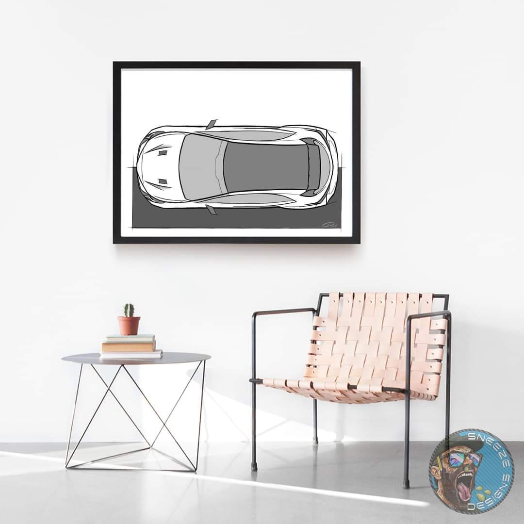 GR Corolla Poster Artwork Automotive Digital Download - (OR) - Prints ...