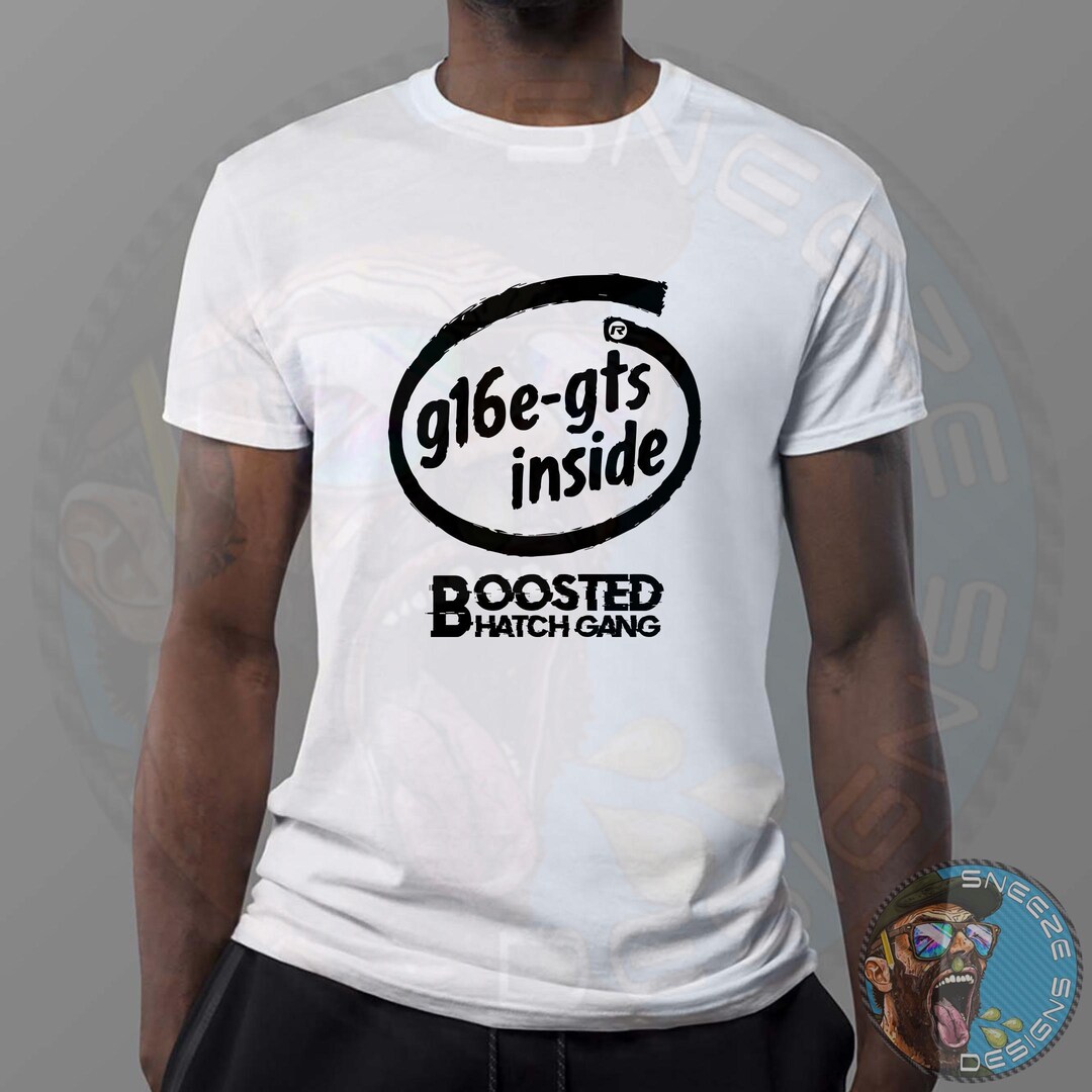 GR Corolla T-shirt Design - "g16e-gts Inside" - Boosted Hatch Gang ...