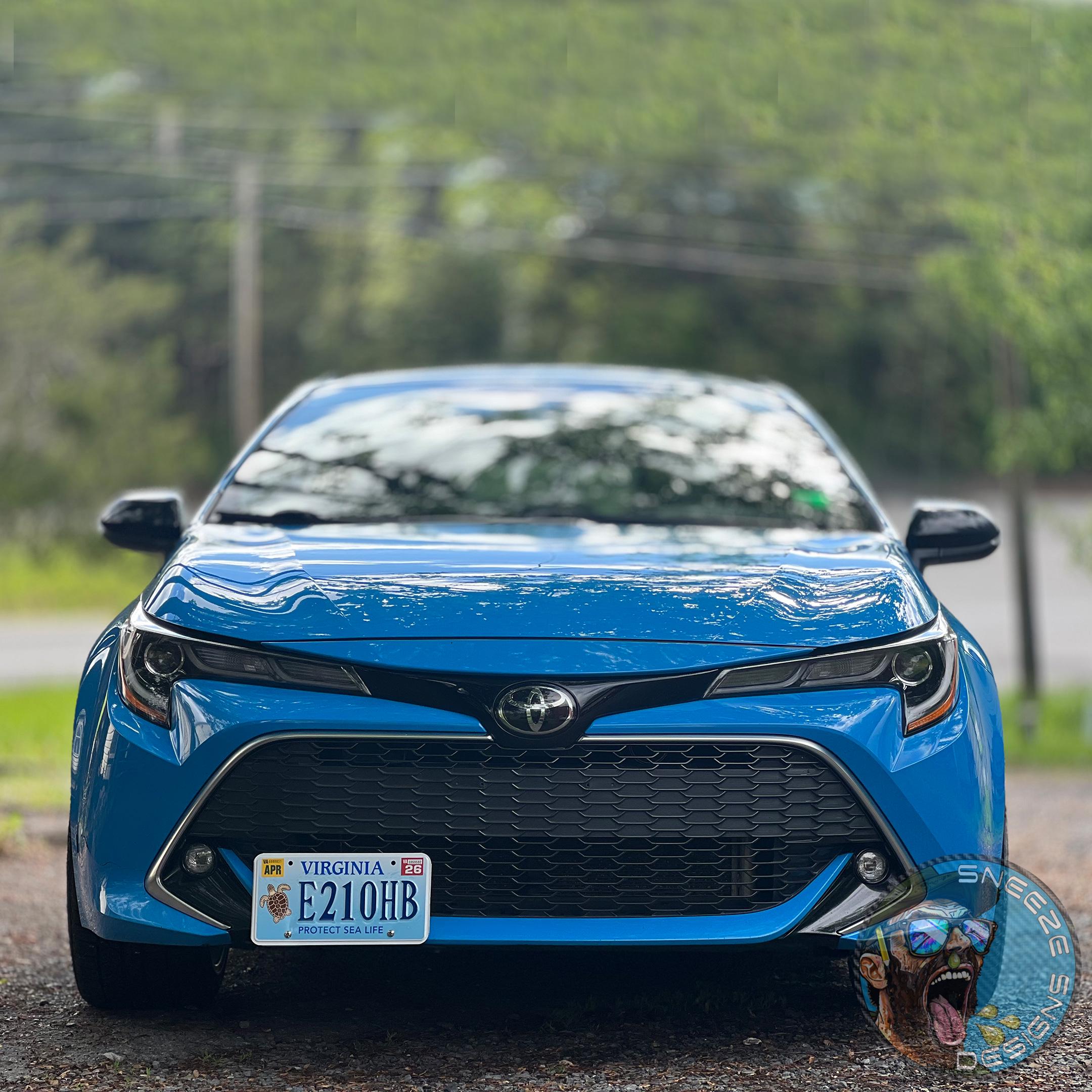 Toyota Corolla License Plate Bracket Relocation Kit - (set of 2) [2019 ...