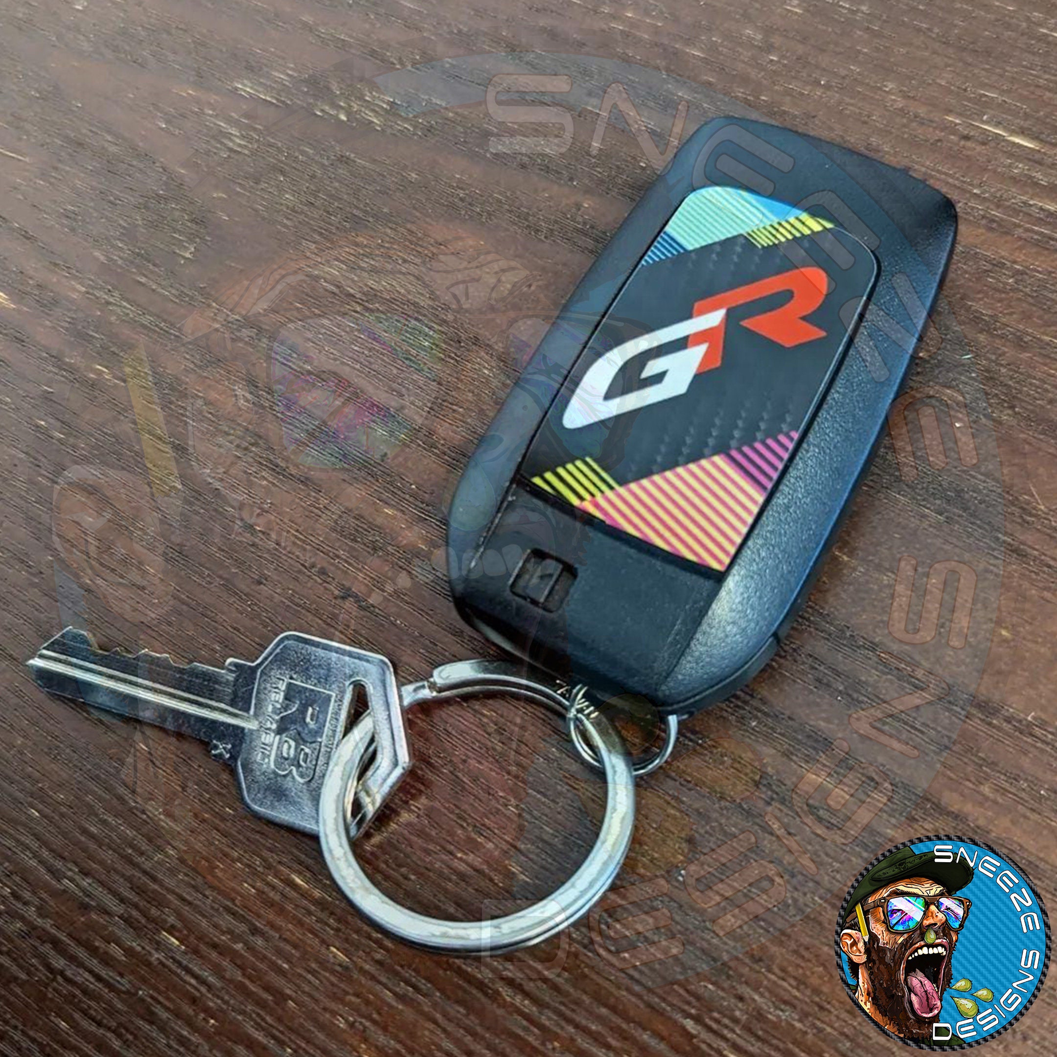 GR Corolla Overlay Key Fob Cover Carbon Fiber Overlay Sticker Vinyl ...