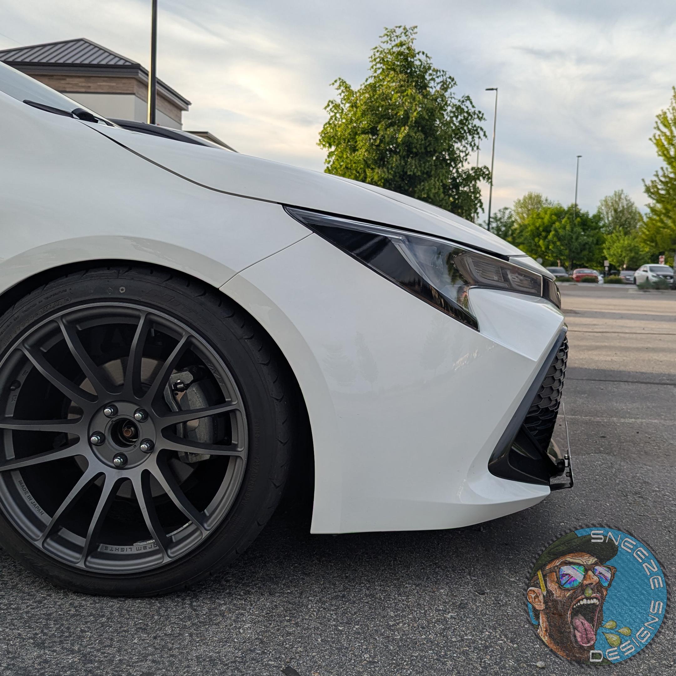 Toyota Corolla License Plate Bracket Relocation Kit - (set of 2) [2019 ...