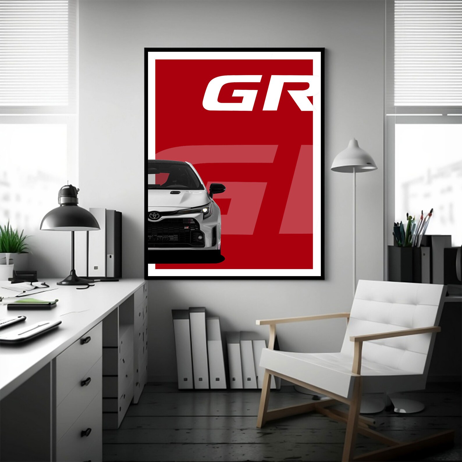 GR Corolla Poster Artwork Automotive Digital Download - (OR) - Prints ...