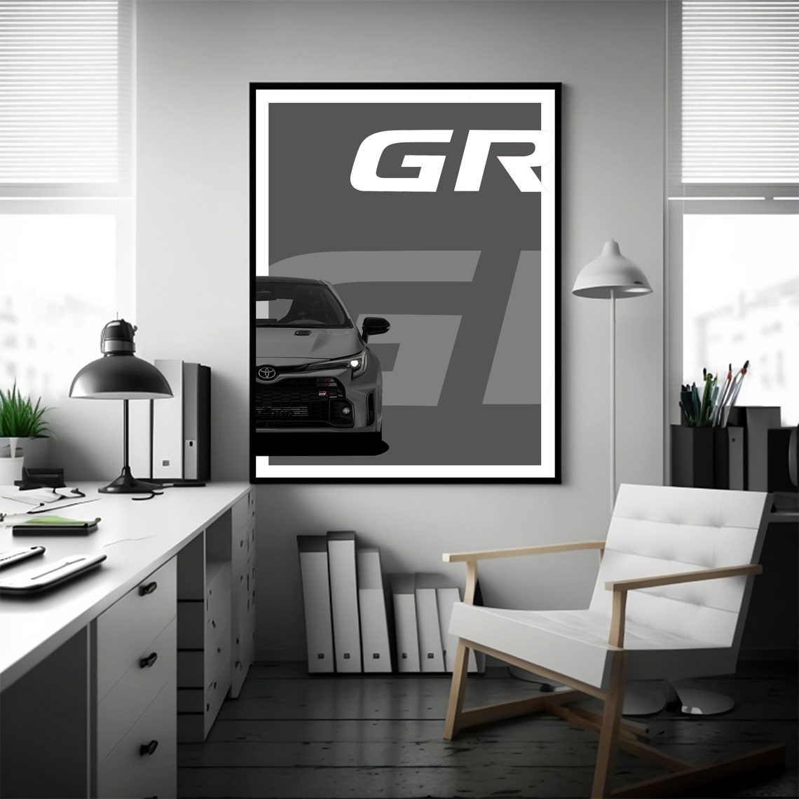 GR Corolla Poster Artwork Automotive Digital Download - (OR) - Prints ...