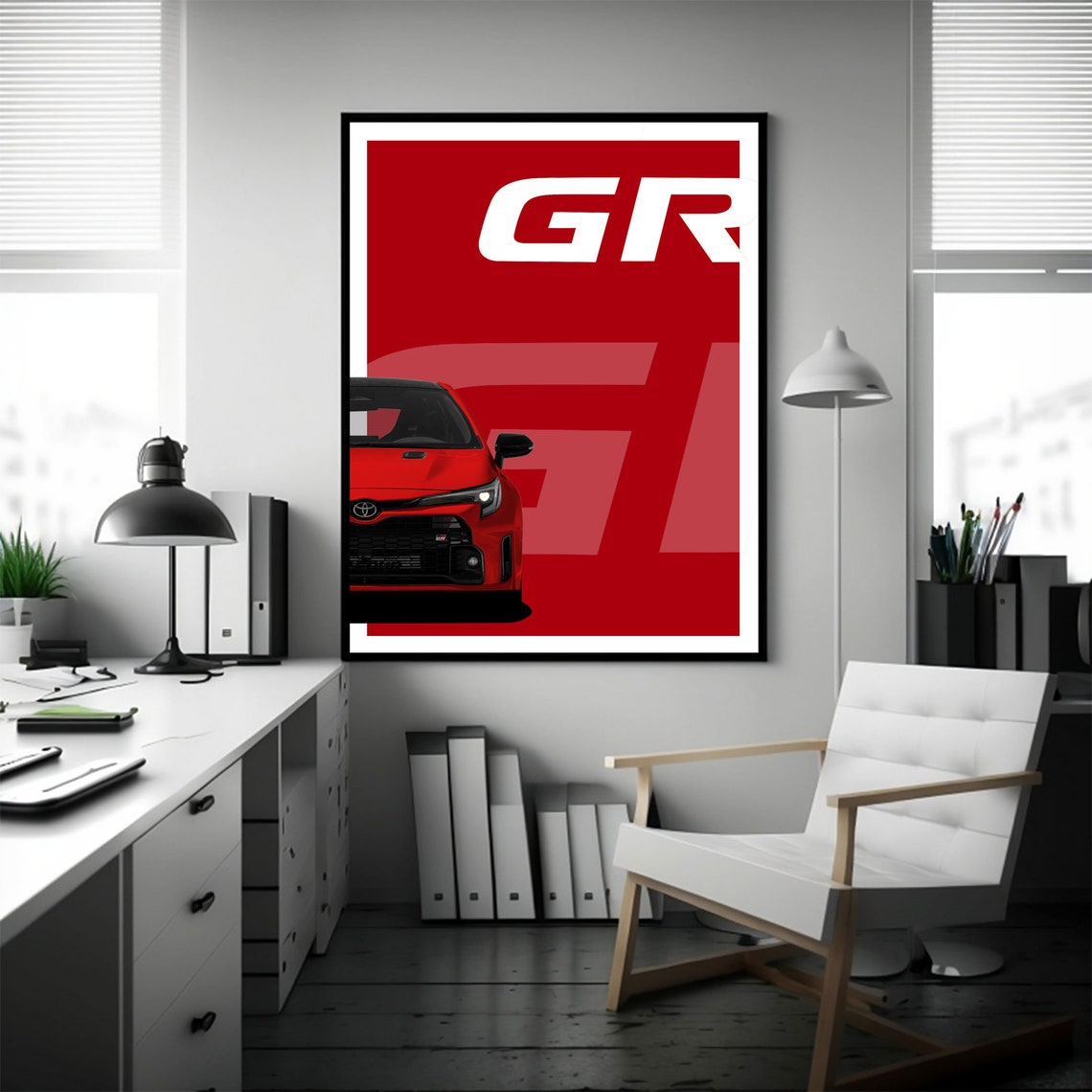 GR Corolla Poster Artwork Automotive Digital Download - (OR) - Prints ...