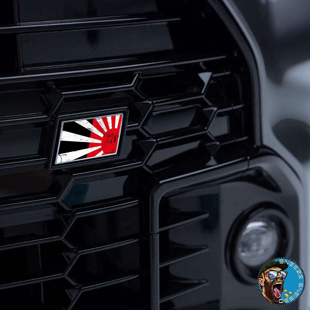 GR Overlay Badge Sticker Printed Vinyl Decal pack of 5 front-sides-rear ...