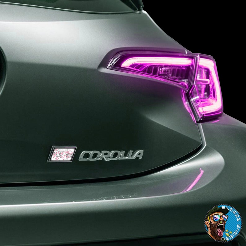 GR Overlay Badge CHERRY BLOSSOM Overlay Sticker Vinyl Decal pack of 5 ...