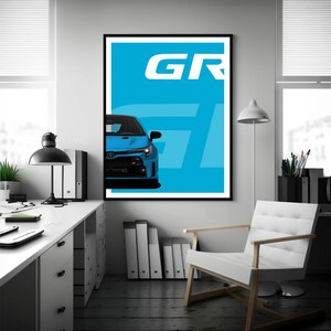 GR Corolla Poster Artwork Automotive Digital Download - (OR) - Prints ...