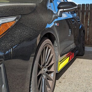 GR Corolla Side Skirt Rocker Panel Sticker Cut Vinyl Decal - [GR ...